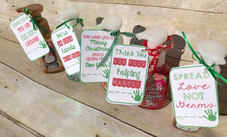 Christmas Gift Tags Download: 6 Versions! - Etsy