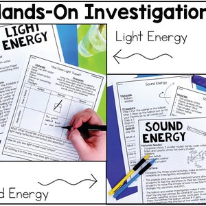 Forms of Energy - Types of Energy Activities - Heat Energy - Light ...