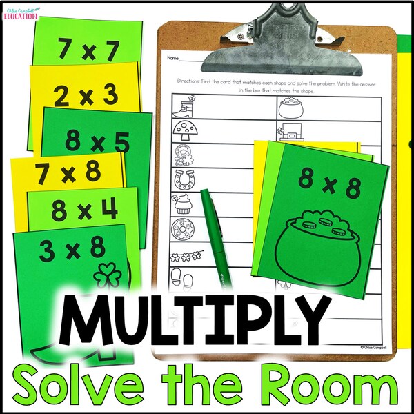 Multiplication Game - Etsy