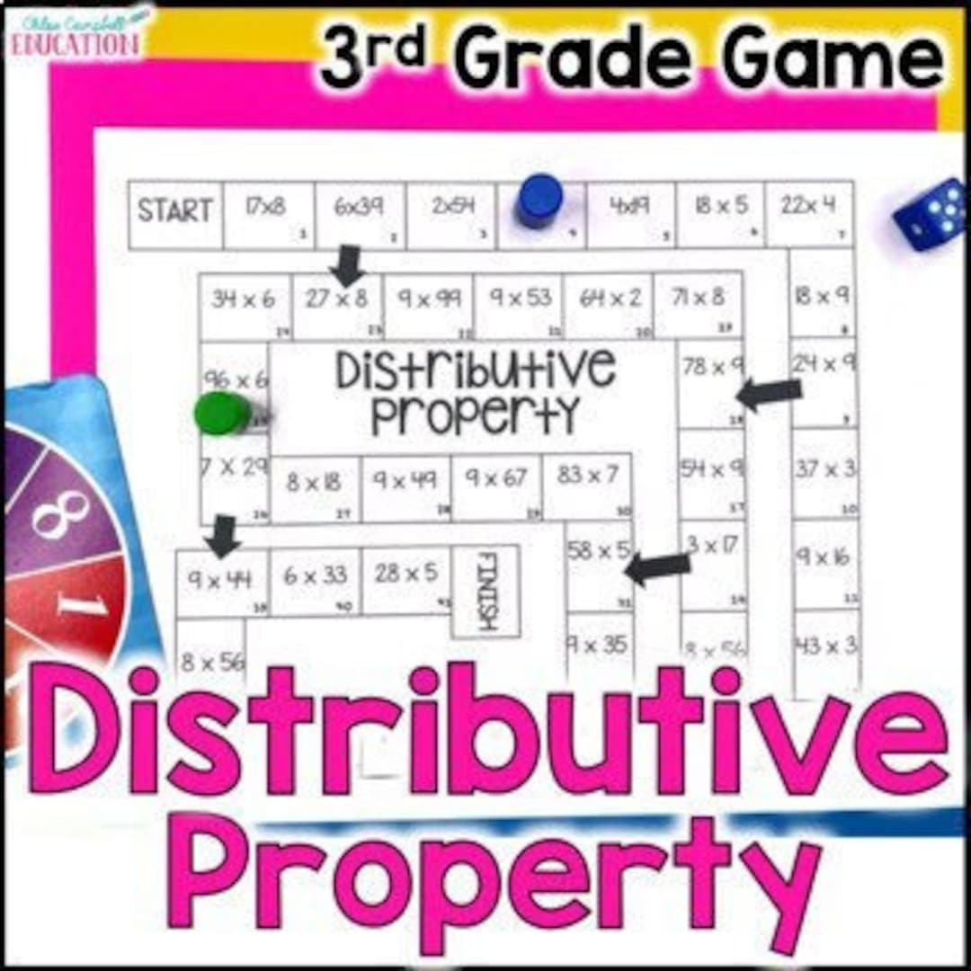 Distributive Property of Multiplication Game - 3rd Grade Math Review ...