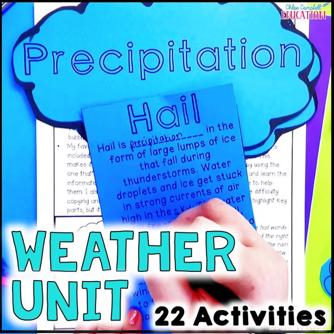 Weather Unit - Climate Zones - Types of Precipitation - Clouds ...