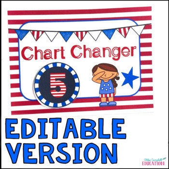Editable Classroom Jobs Chart Patriotic Themed Classroom Decor - Etsy