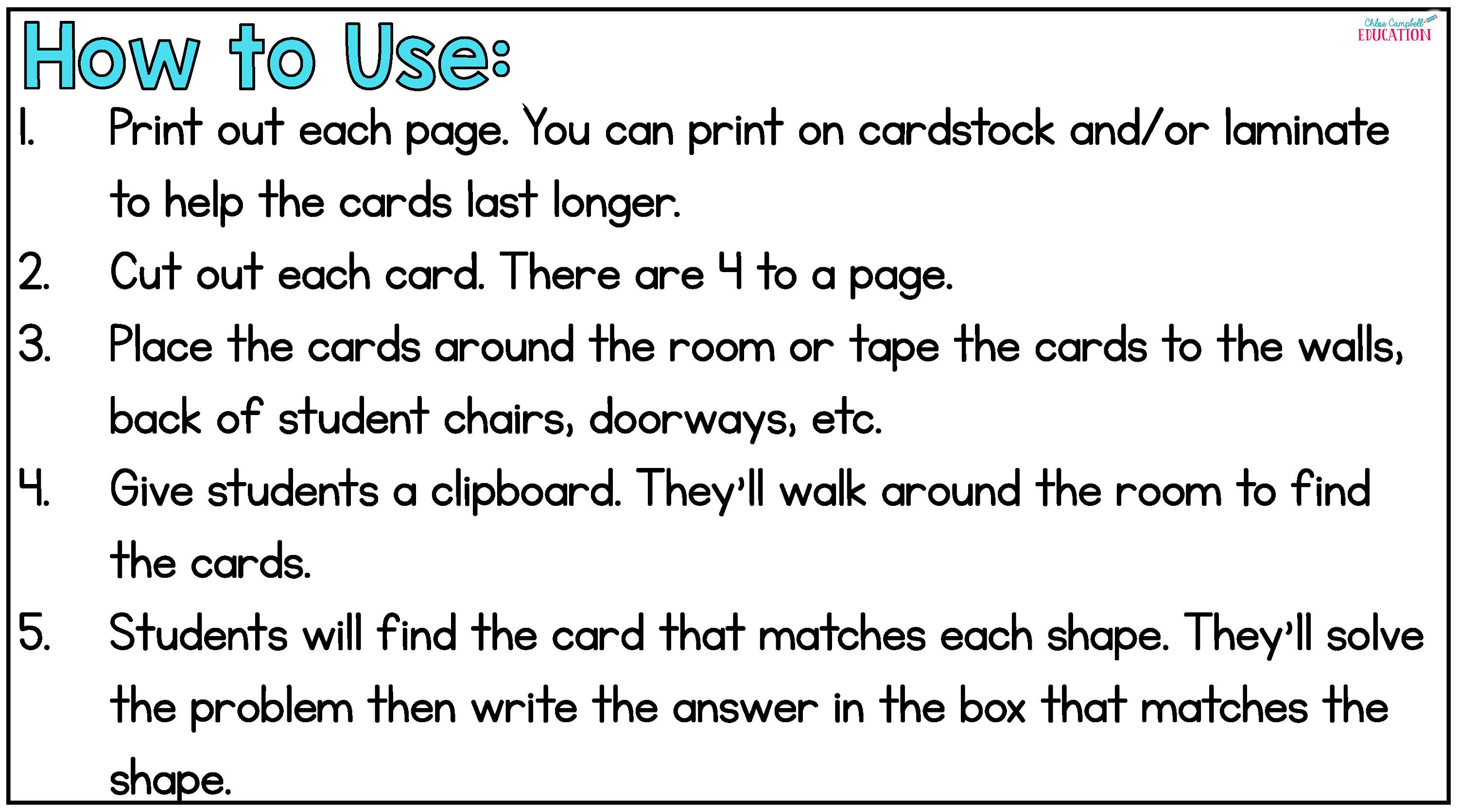 Round Whole Numbers Solve the Room Spring Math Center - Etsy