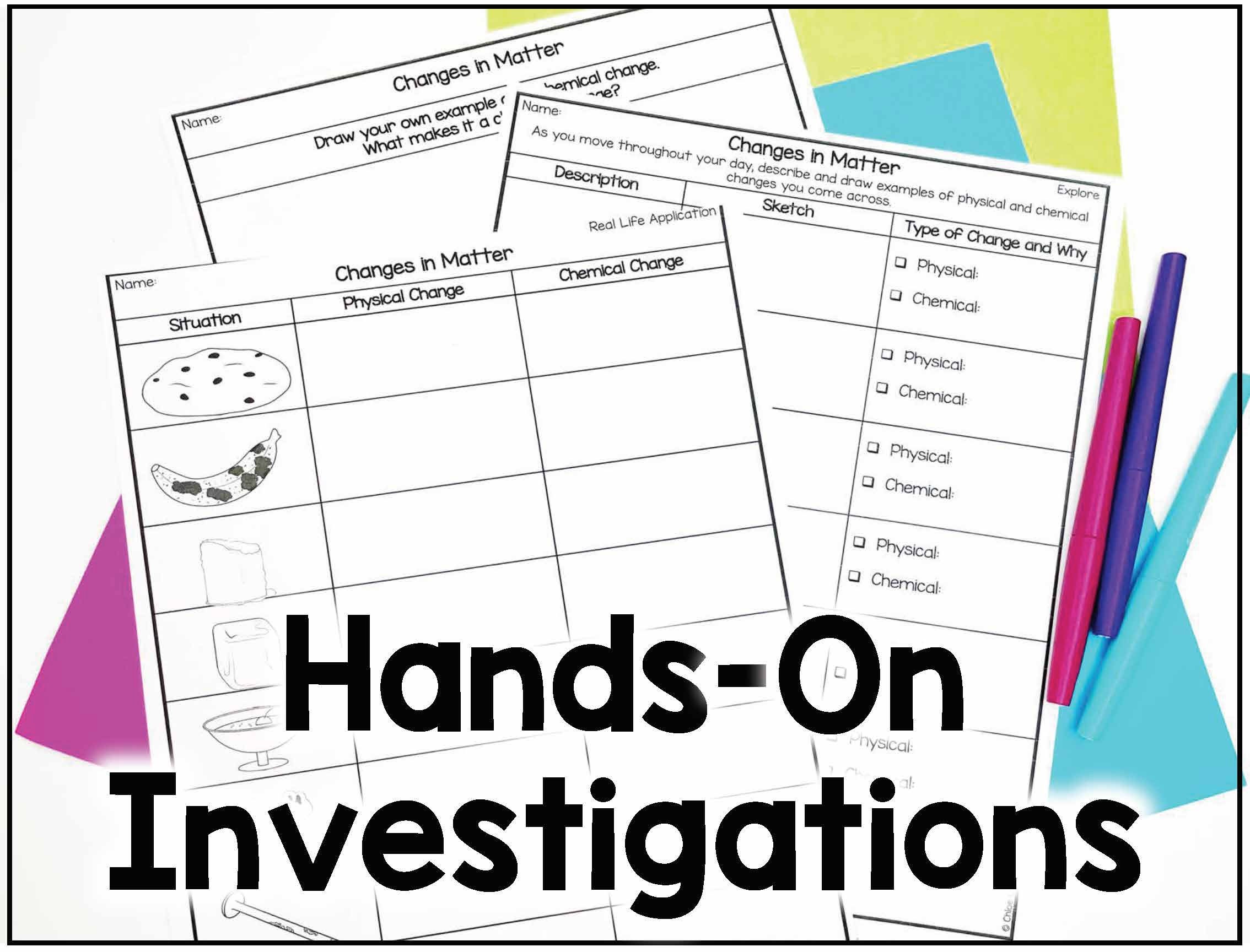 States of Matter Unit - Physical Science - Properties of Matter Solids ...