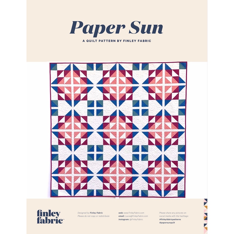 Sun Quilt Pattern - Etsy