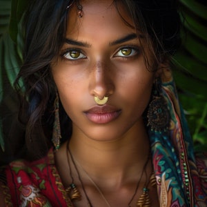 Large Septum Ring, Big Septum, 14k Gold Septum, Solid Gold Septum ...