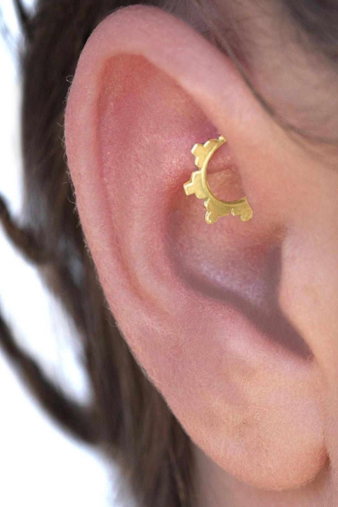 14k Gold Rook Earrings