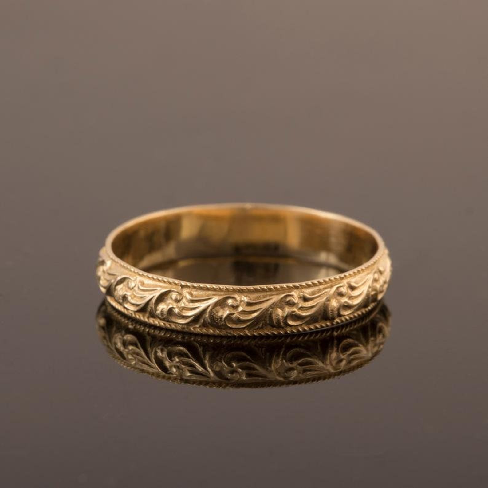 Victorian Wedding Ring Vintage Wedding Band Antique Wedding | Etsy