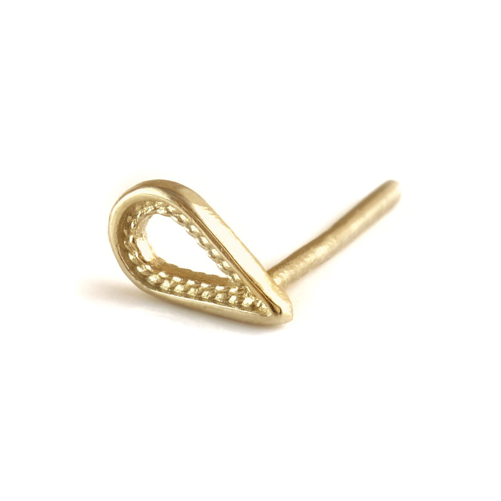 Boho Nose Stud, Indian Nose Stud, 14K Gold Nose Stud, Large Nose Stud ...