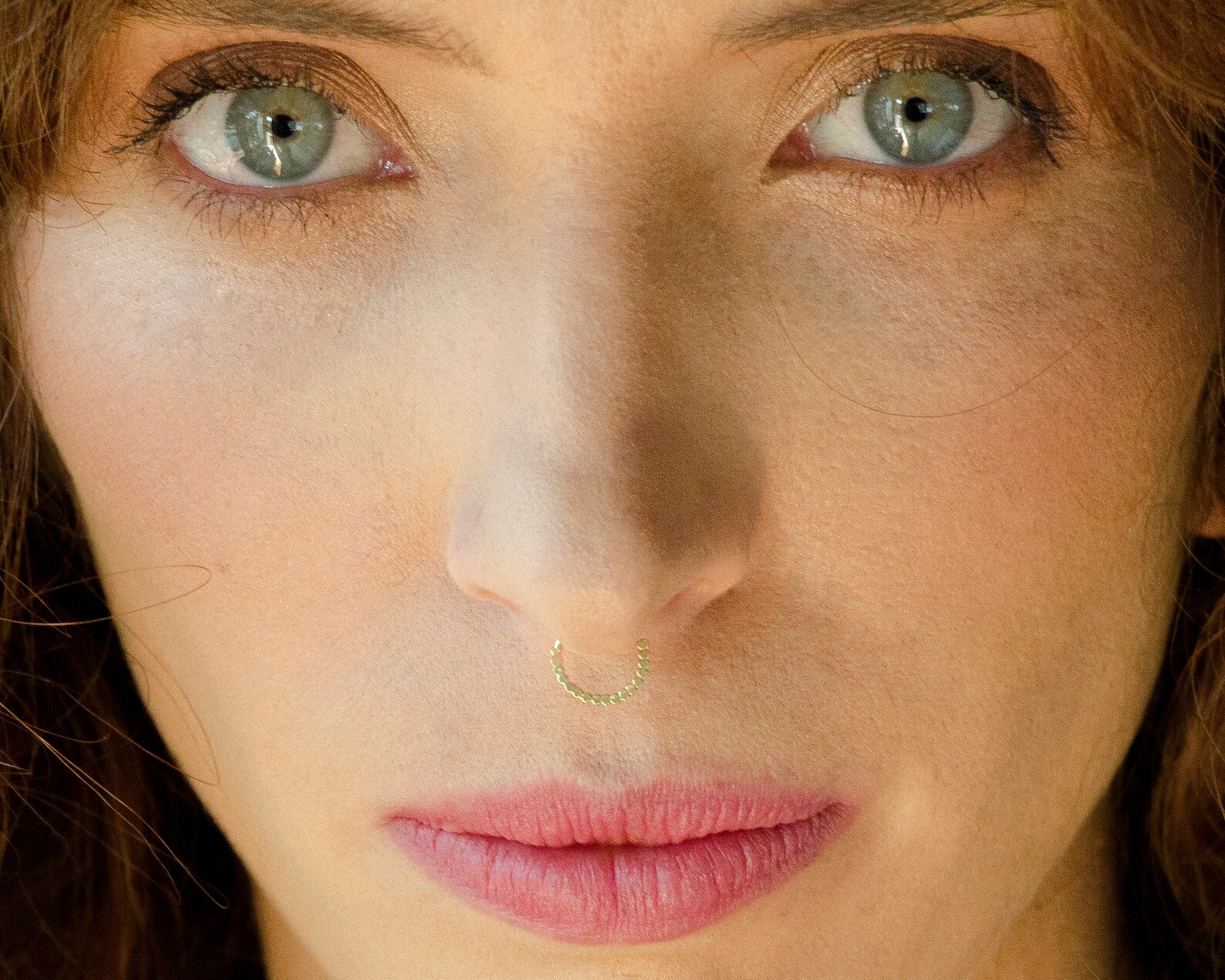 Gold Nose Ring Indian Nose Ring Unique Nose Ring Hippie - Etsy