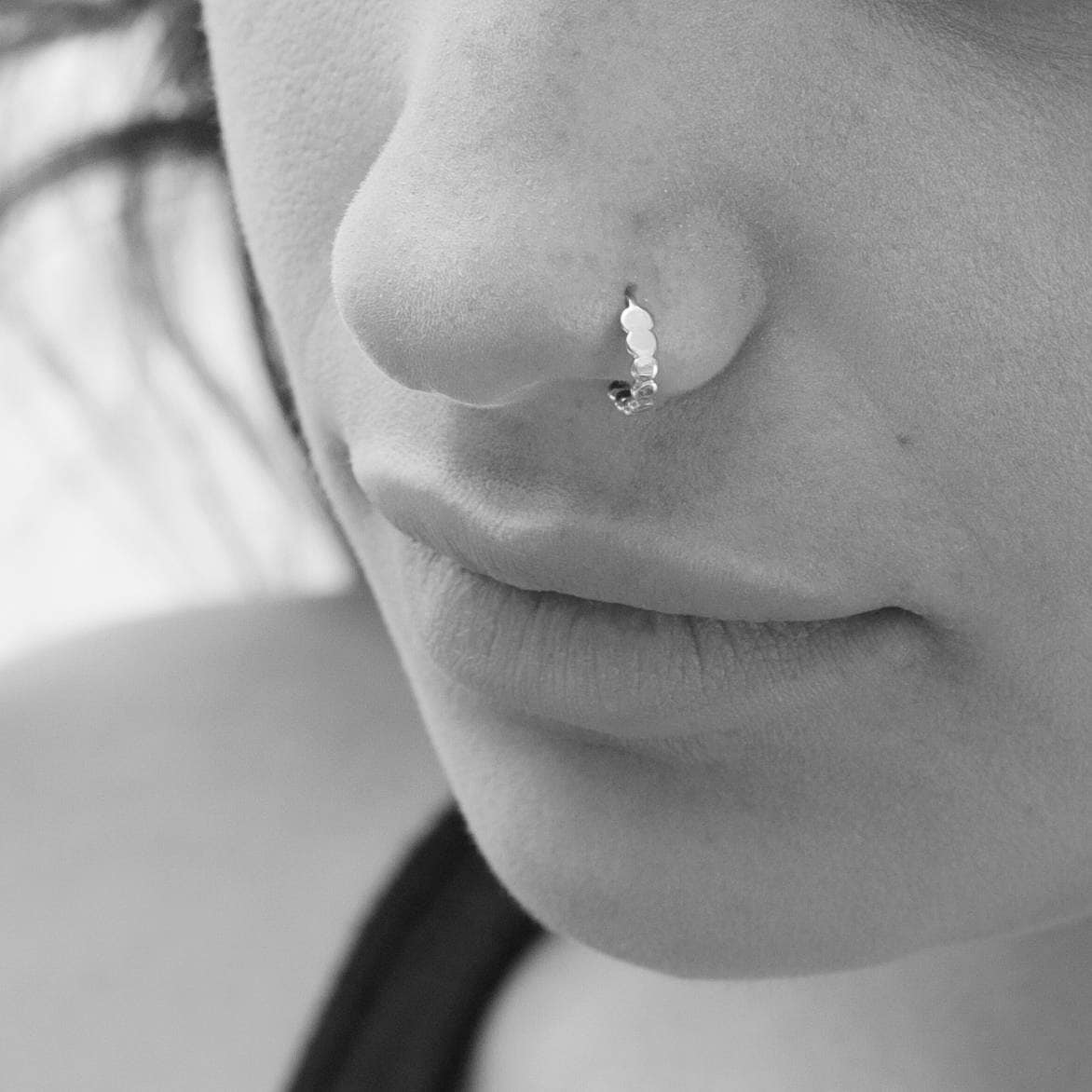 Nose Ring Tribal Nose Ring Gold Nose Ring Ethnic Nose Ring | Etsy