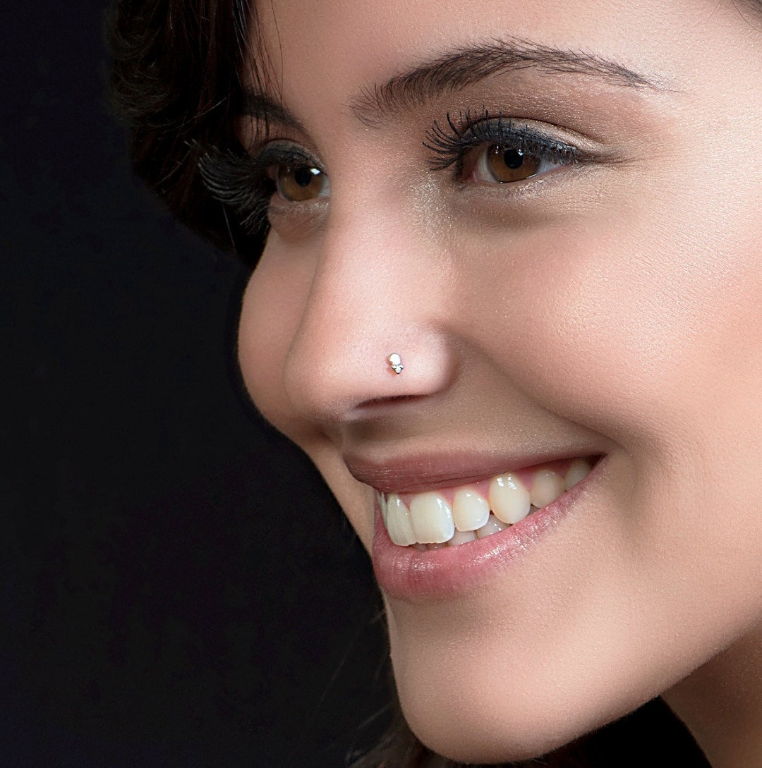 Sterling Silver Nose Stud Indian Nose Stud Trible Nose Stud - Etsy