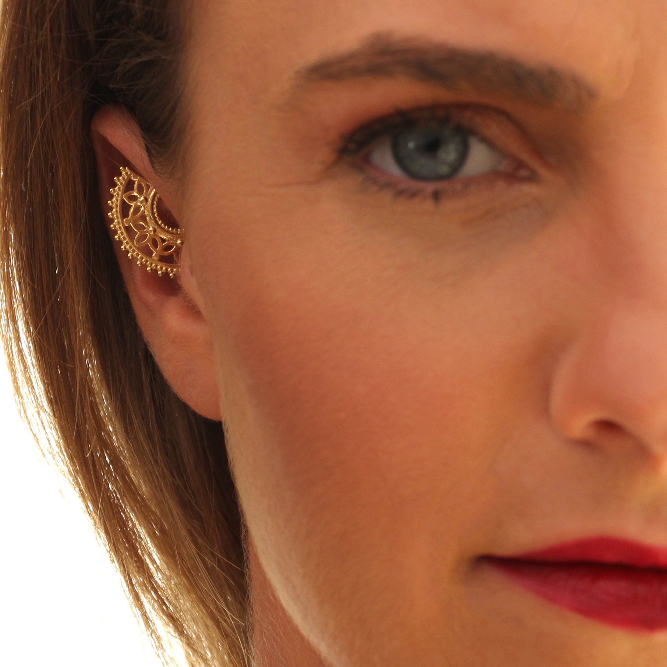 14K Gold Septum Ring, Solid Gold Septum, Large Septum, Big Septum Ring ...