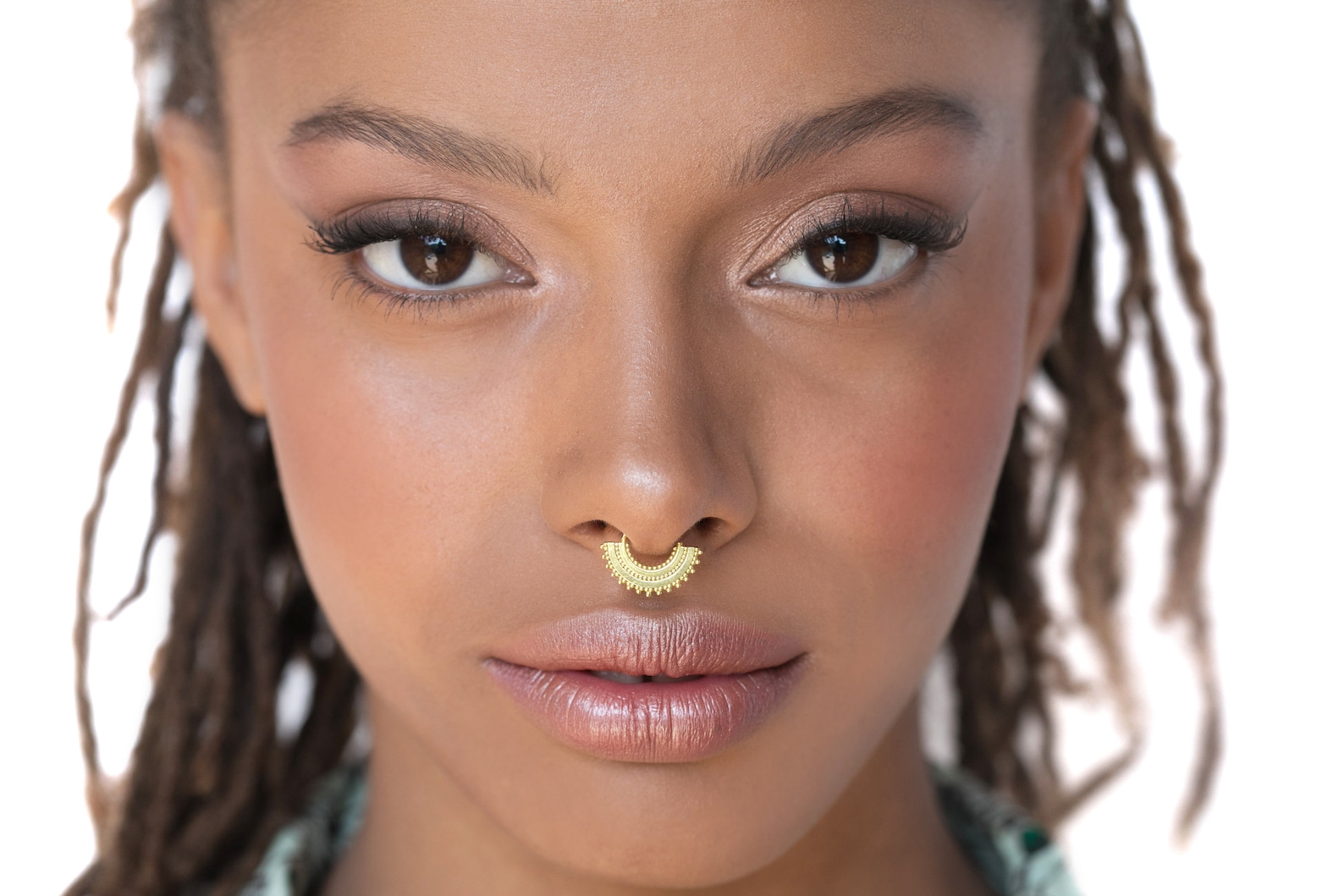 Gold Septum Ring Tribal Septum Unique Septum Ring Septum | Etsy
