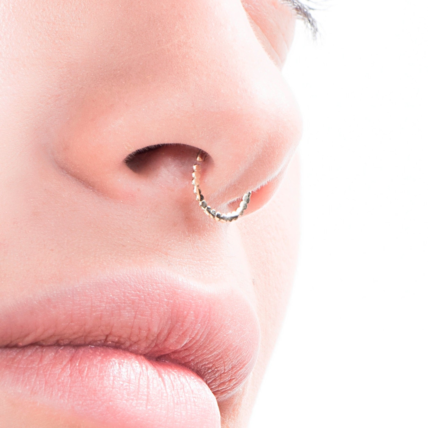 Nose Ring Hoop Septum Ring Nostril Ring Tribal Nose Ring - Etsy Israel