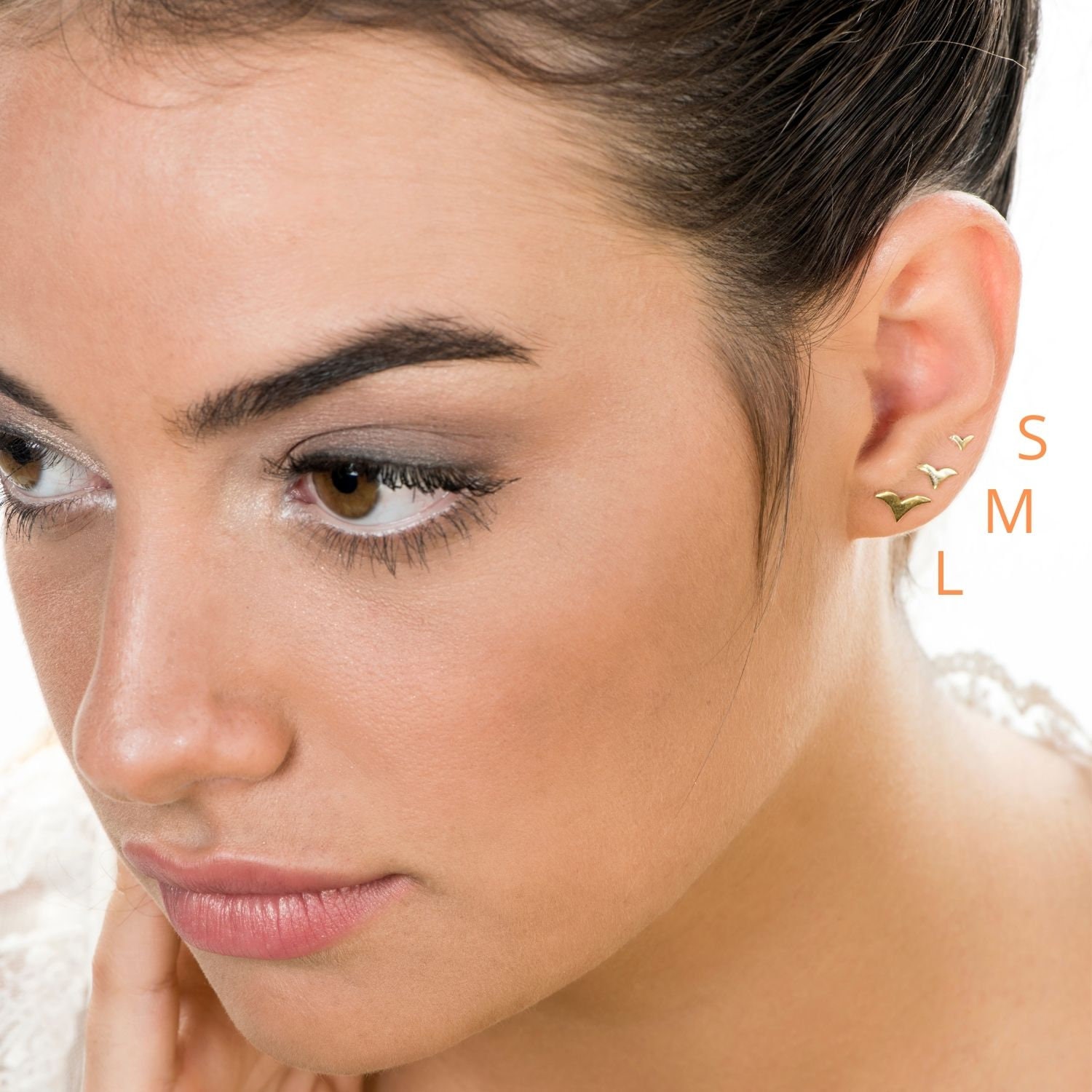 Tiny Stud Earrings Small Earrings Tiny Earring Tiny Gold - Etsy UK