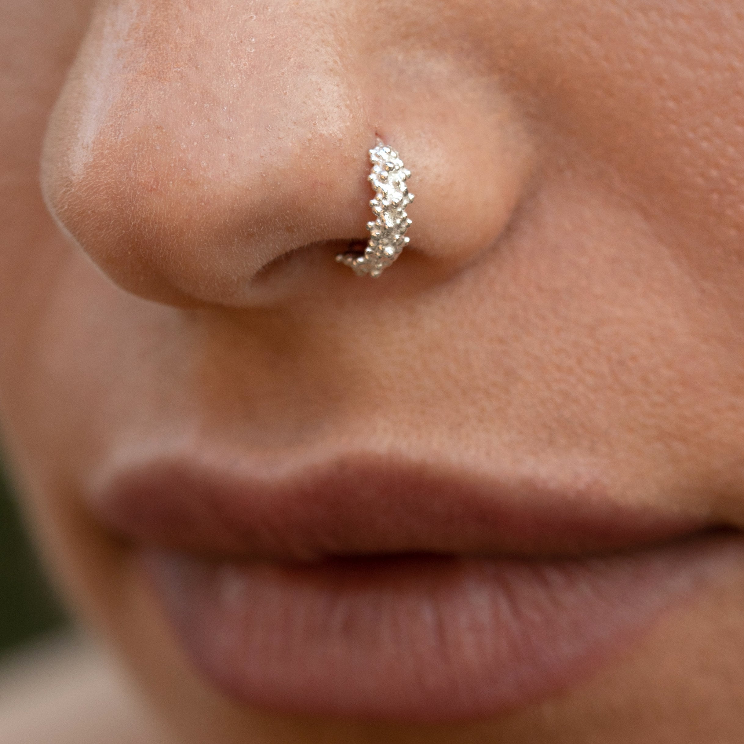 Gold Nose Ring Solid Gold Nose Ring 14k Gold Nose Ring Etsy