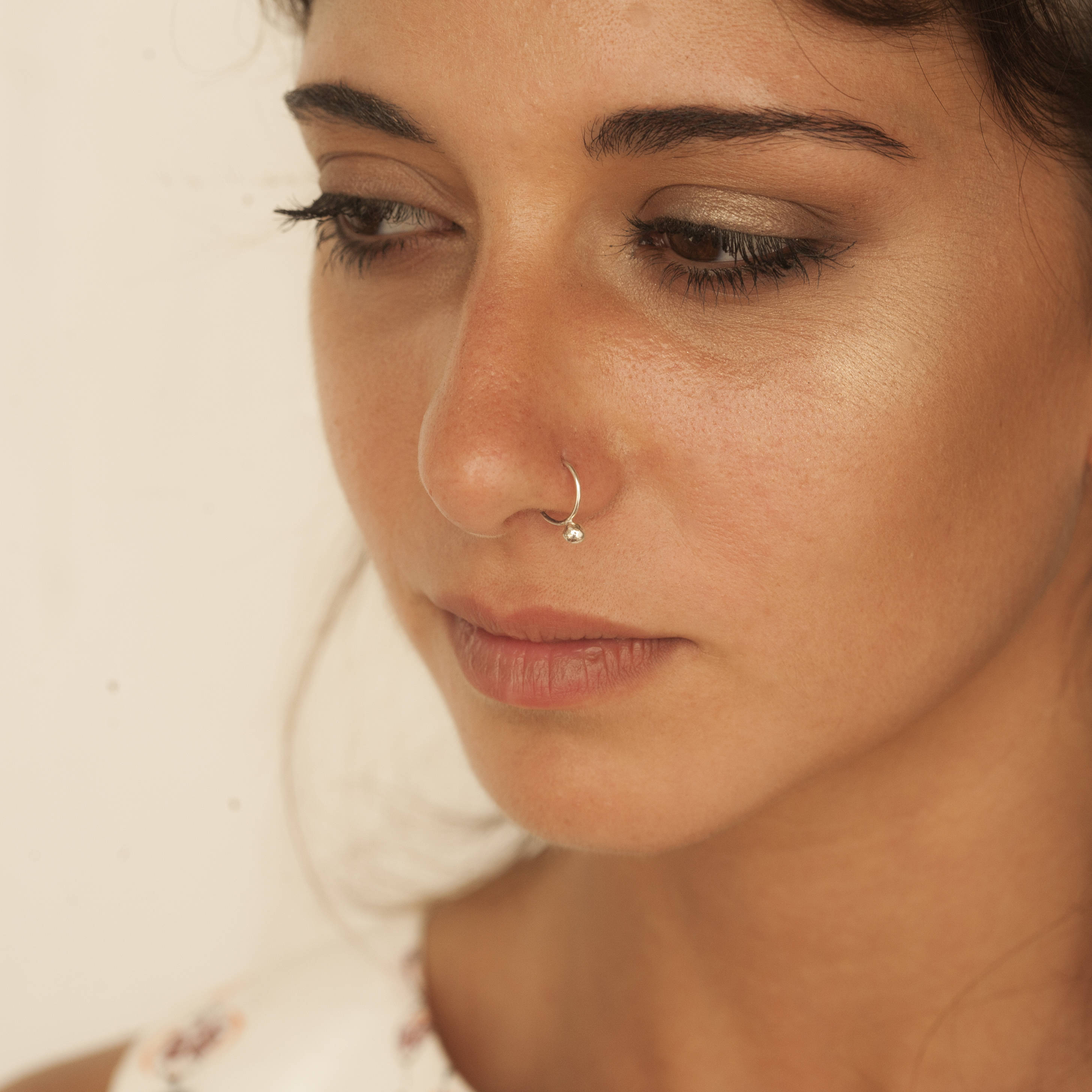 Unique Nose Ring Gold Nose Ring Silver Nose Hoop Nose - Etsy Israel