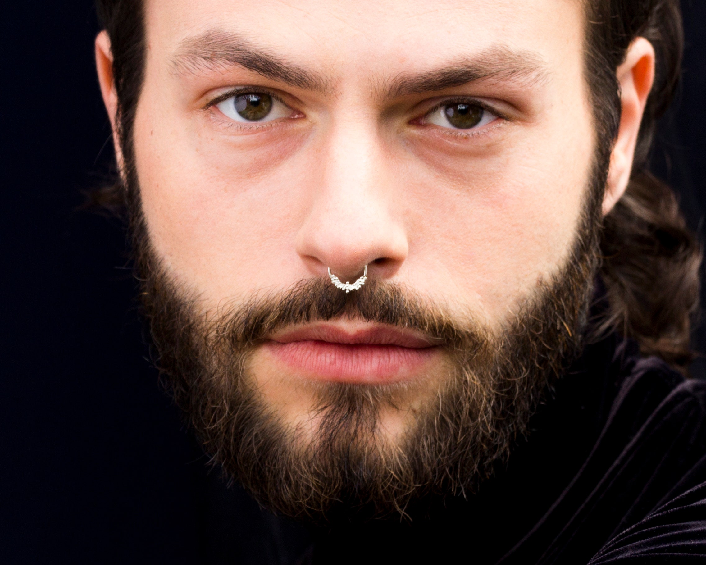 Silver Septum Ring Septum Jewelry Unique Septum Silver Nose | Etsy