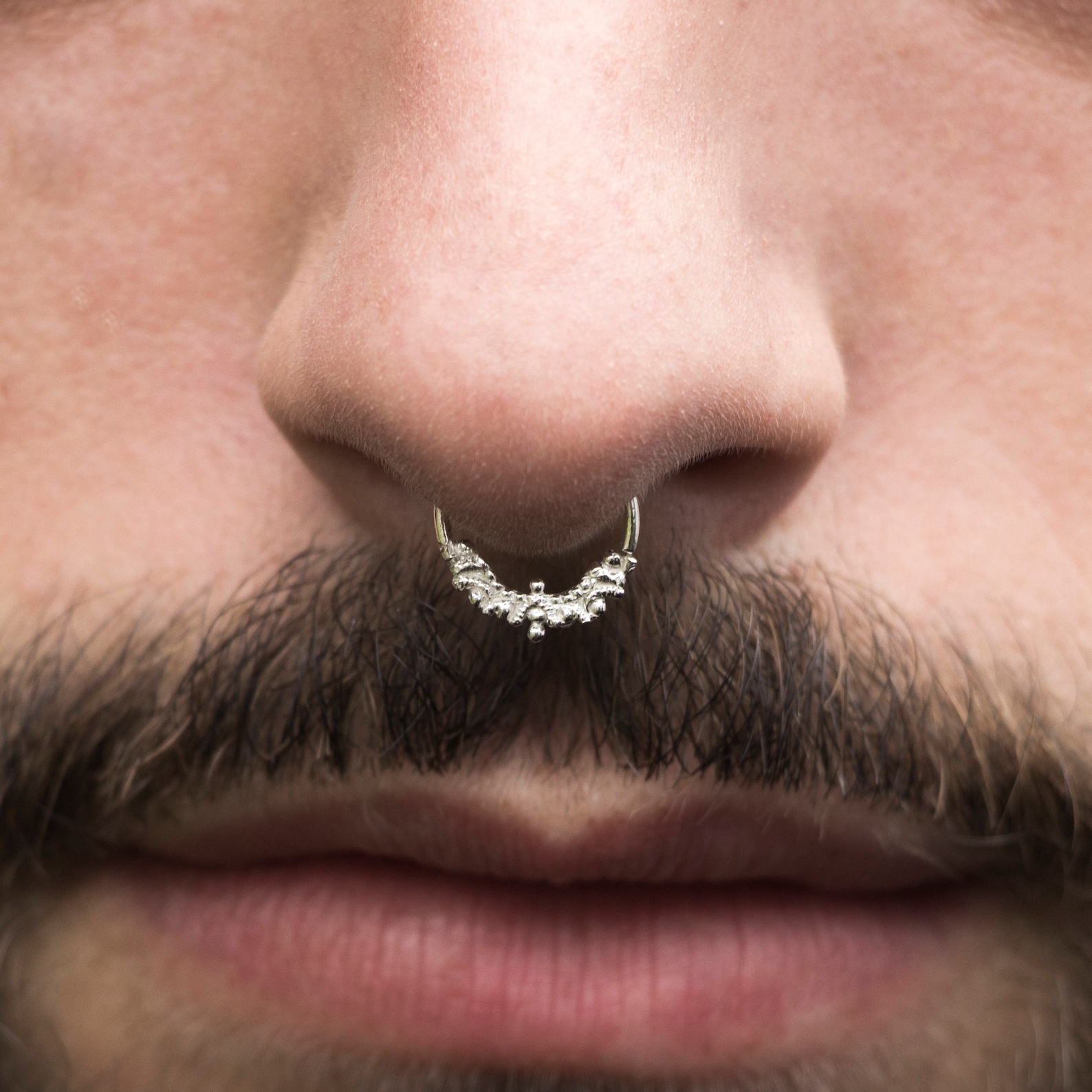 Silver Septum Ring Septum Jewelry Unique Septum Silver Nose - Etsy