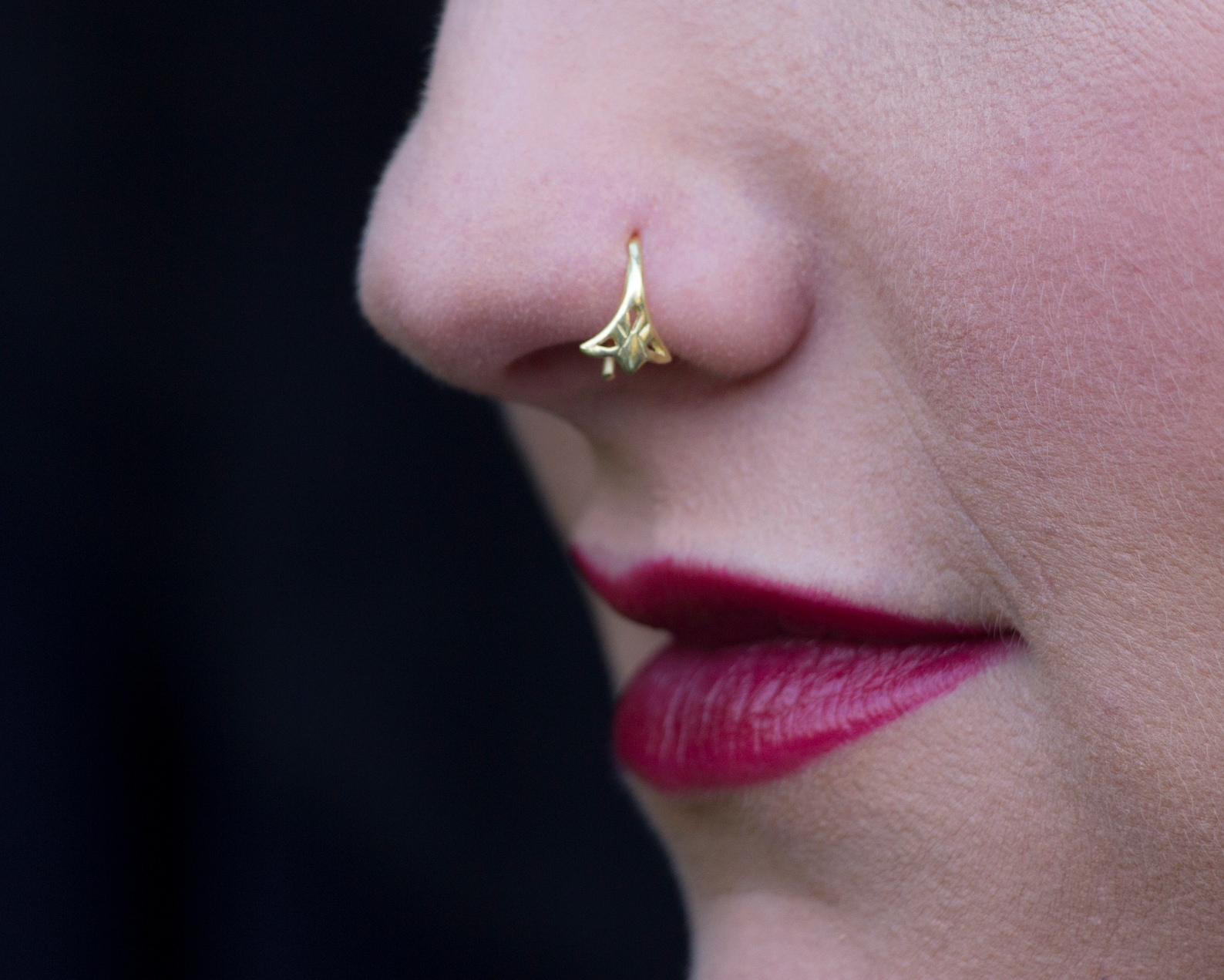 Unique Nose Ring Gold Nose Ring Indian Nose Ring Indian - Etsy