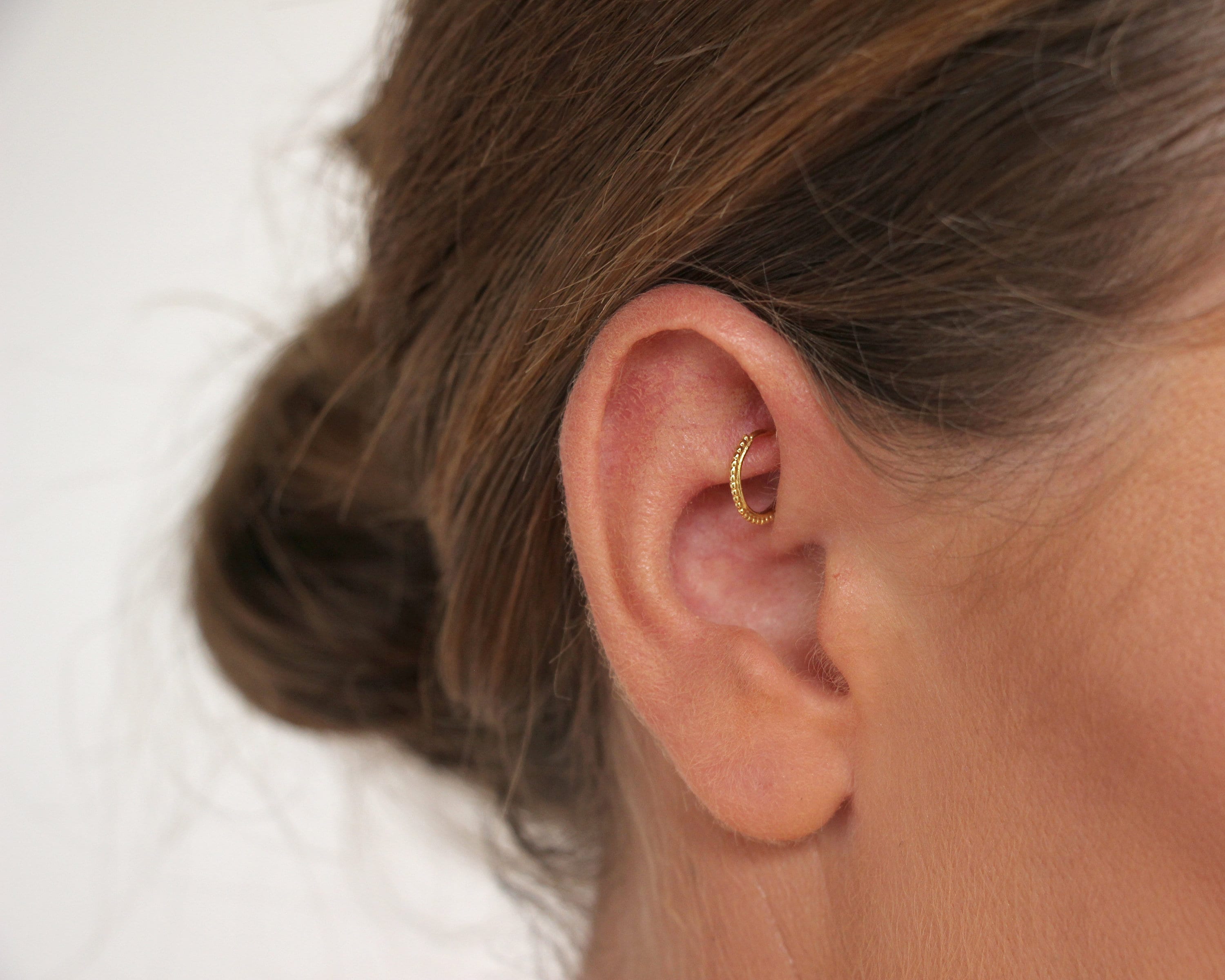 Gold Tragus Hoop Tragus Hoop Piercing 14k Gold Tragus - Etsy UK