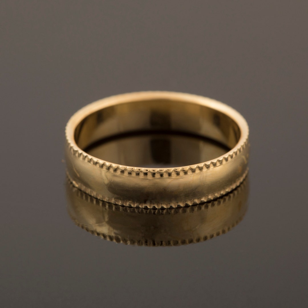 Unique Wedding Ring, 18k Gold Wedding Ring, 18K Wedding Band Women ...