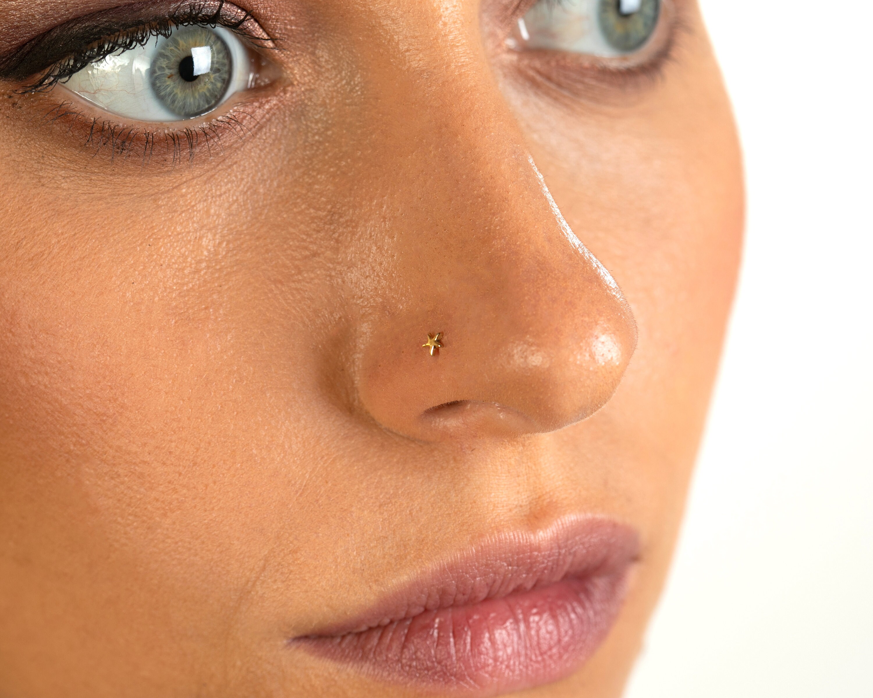 Tiny Nose Stud Star Nose Stud Star Nose Ring Tiny Nose Stud - Etsy Israel