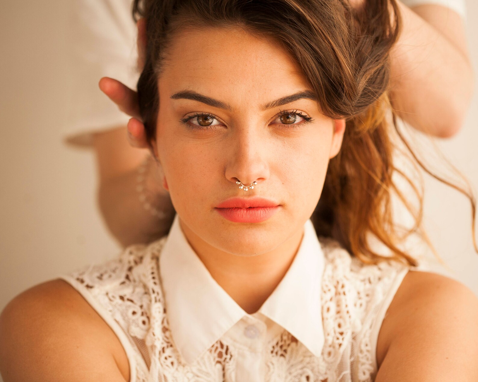 Septum Ring Nose Ring Silver Septum Nose Piercing Septum - Etsy Israel