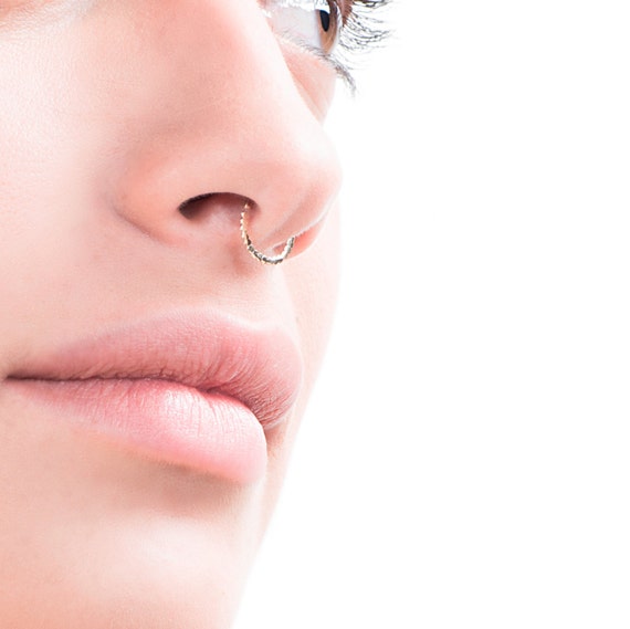 Nose Ring Hoop Septum Ring Nostril Ring Tribal Nose Ring - Etsy