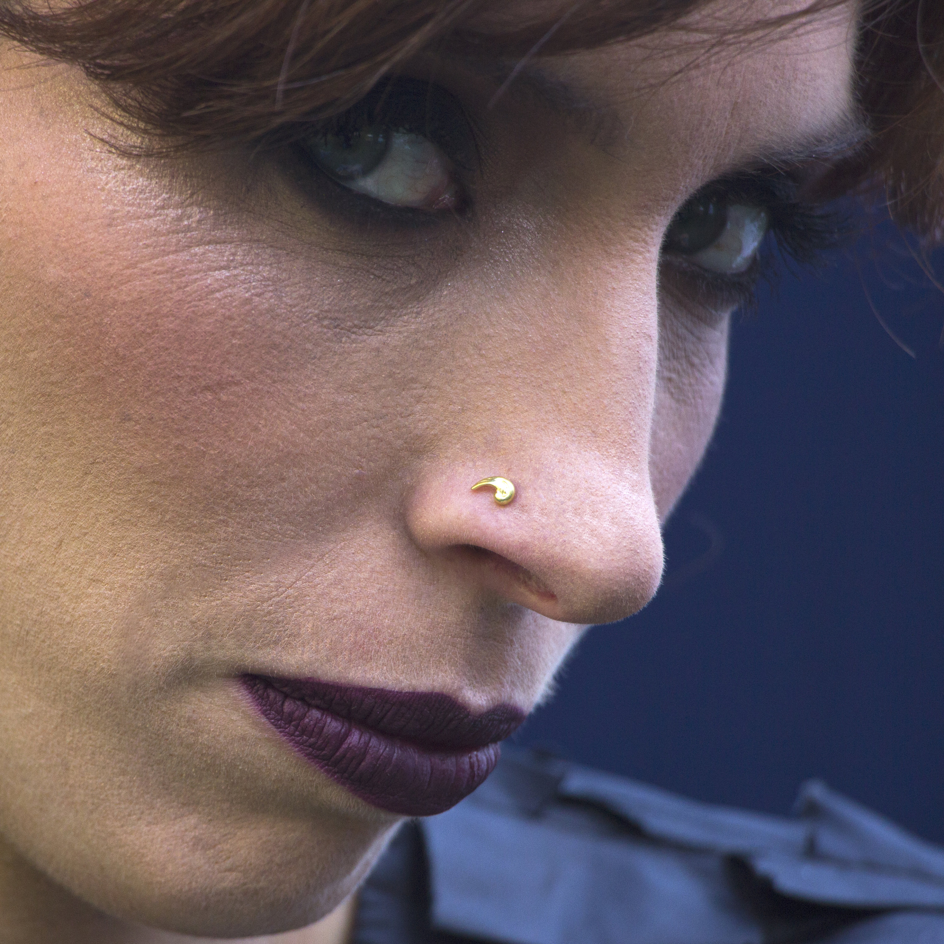 Nose Ring Stud Indian Nose Ring Stud Unique Nose Stud Nose | Etsy