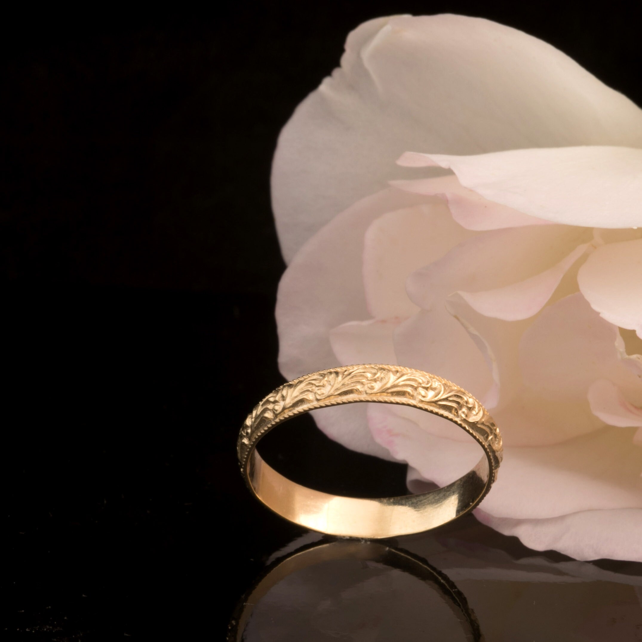 Victorian Wedding Ring Vintage Wedding Band Antique Wedding | Etsy