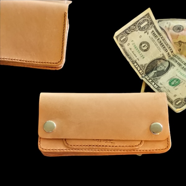 Leather Biker Wallet - Etsy