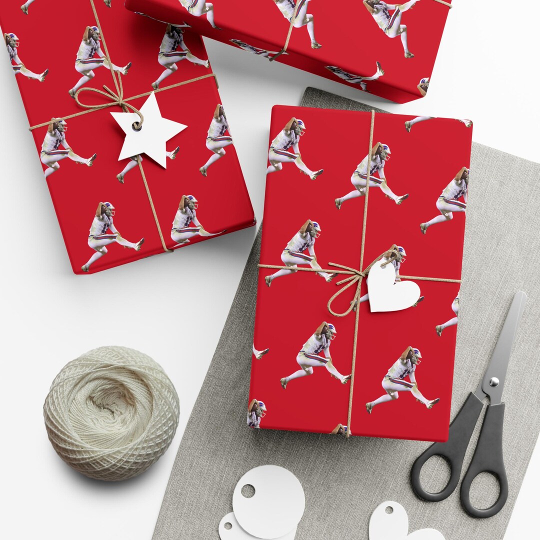 Josh Allen Jumping Wrapping Paper - Etsy
