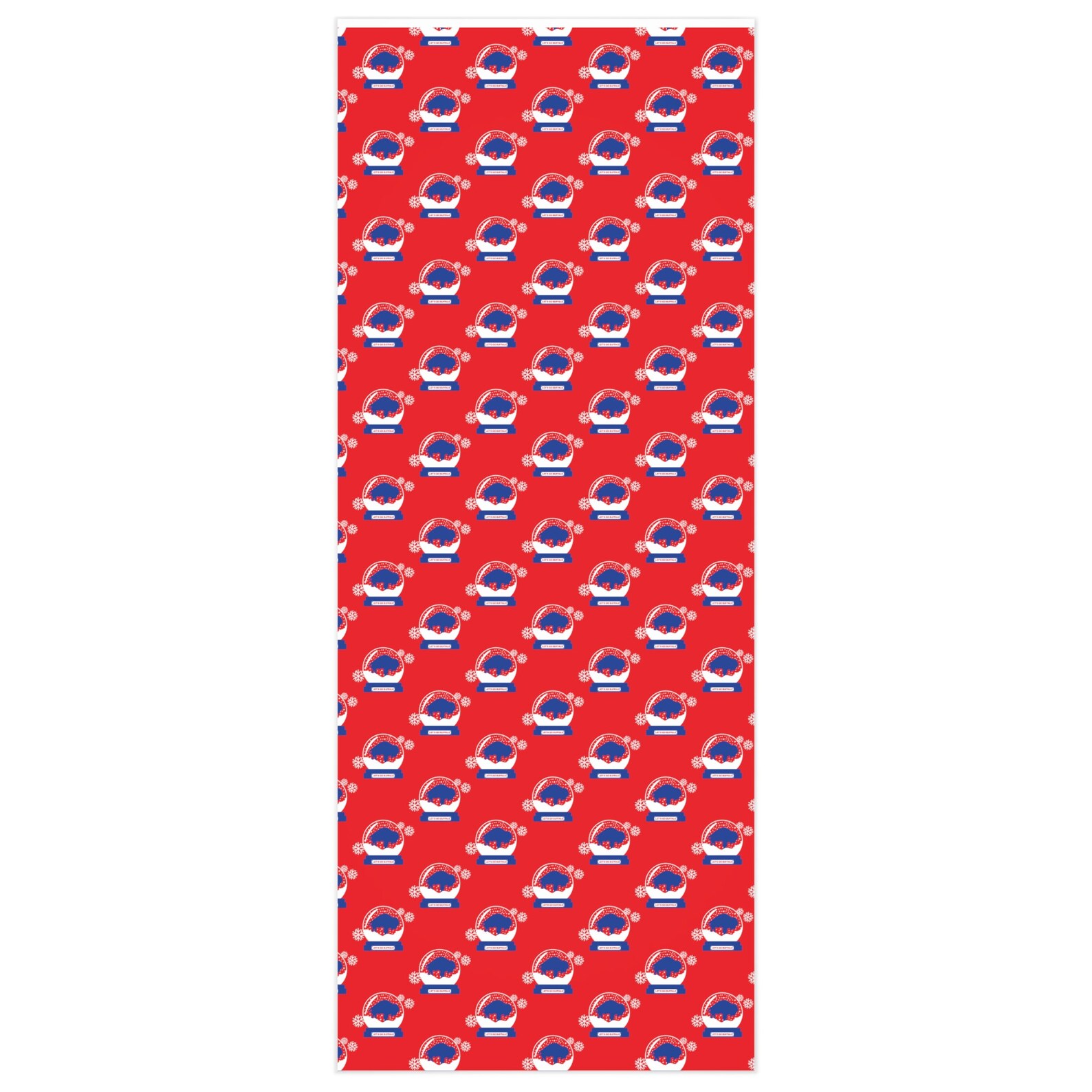 BUFFALO SNOW GLOBE Wrapping Paper - Etsy