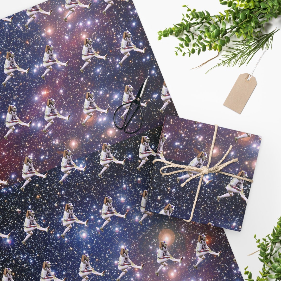 Josh Allen Jumping Over the Universe Gift Wrapping Paper Rolls - Etsy