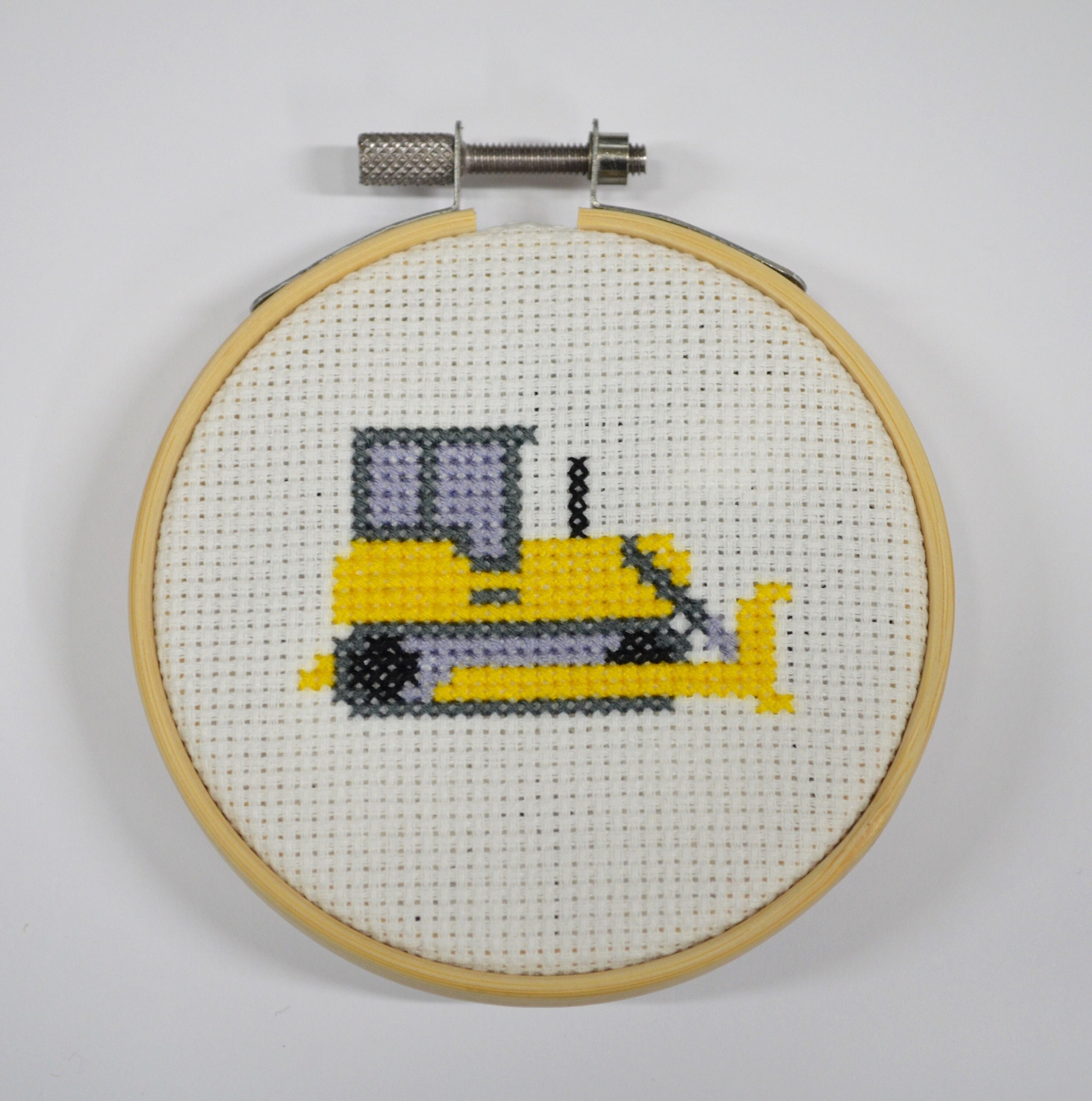 Bulldozer - Modern Cross Stitch Pattern PDF (construction Equipment ...