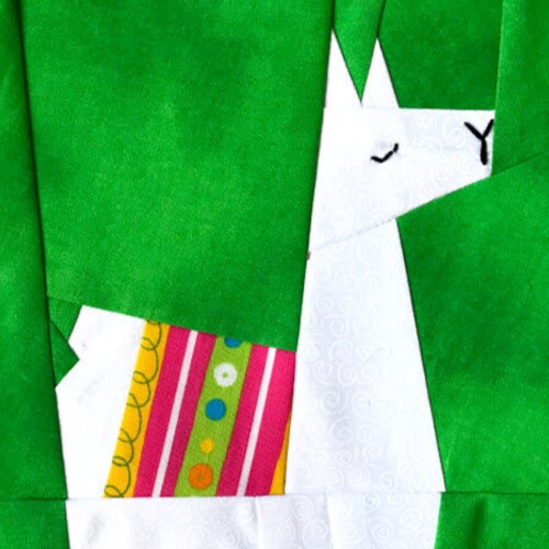 LLAMA Paper Pieced Block Pattern in PDF - Etsy Canada