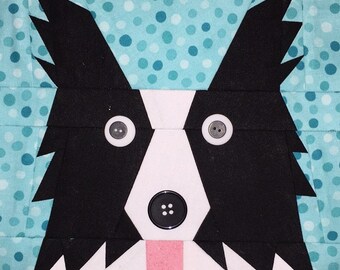 Chinese Crested Paper Pieced Block Pattern in PDF | Etsy