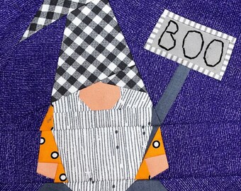 EASTER BUNNY GNOME Paper Pieced Block Pattern in Pdf | Etsy