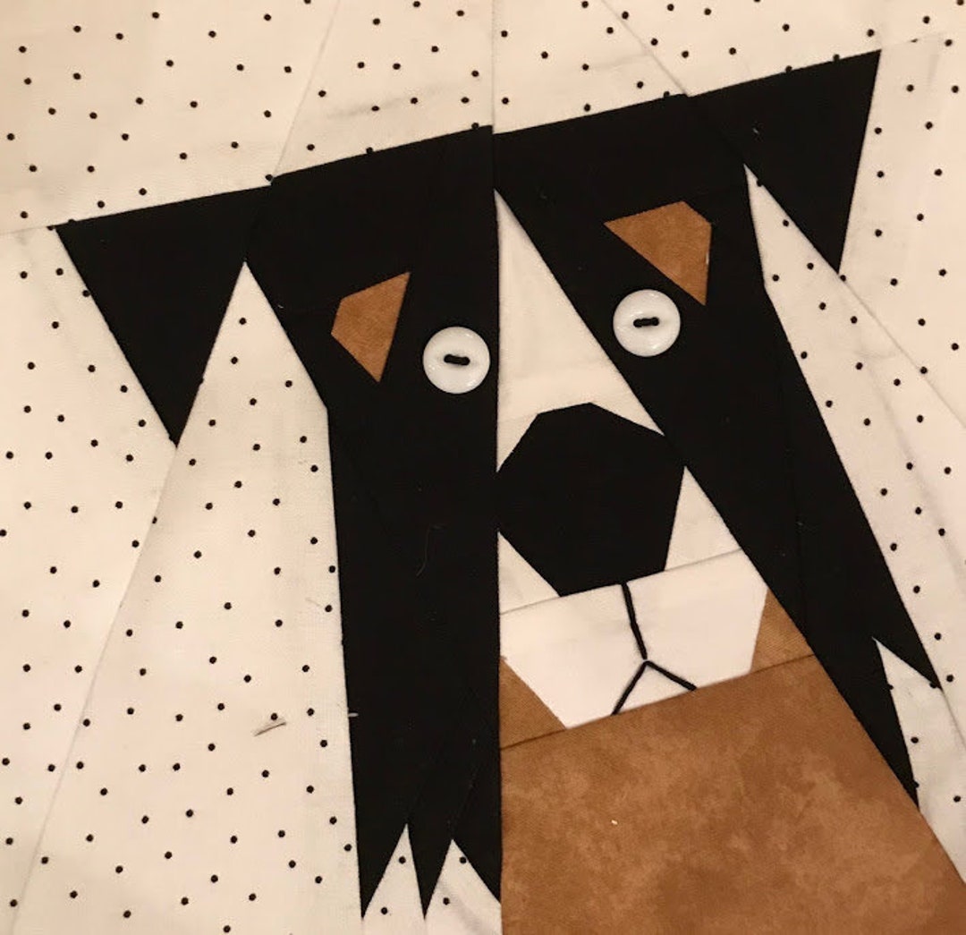 AUSTRALIAN SHEPHERD Paper Pieced Block Pattern in PDF - Etsy