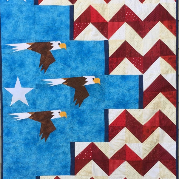 Eagle Quilt Pattern - Etsy