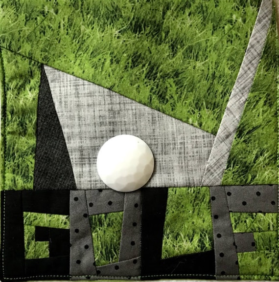 GOLF BLOCK Paper Pieced Pattern in PDF - Etsy
