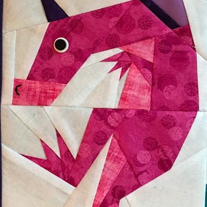 DRAGON QUILT Paper Pieced Pattern in PDF - Etsy