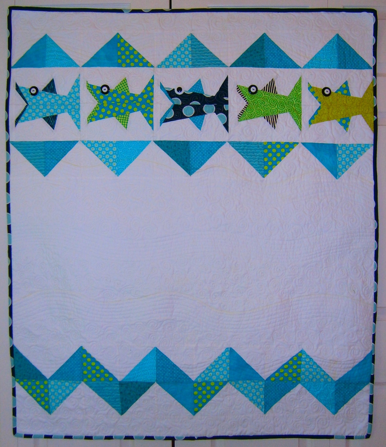 One Fish Quilt/wallhanging Pattern - Etsy