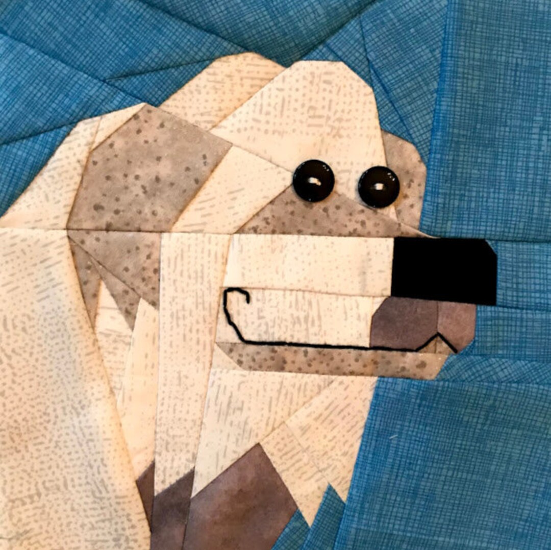 Great Pyrenees Paper Pieced Block Pattern (PDF) - Etsy
