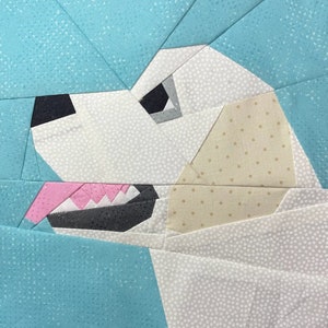 DOG LOVER QUILT Paper Pieced Pattern in Pdf, Instant Download, Dog ...