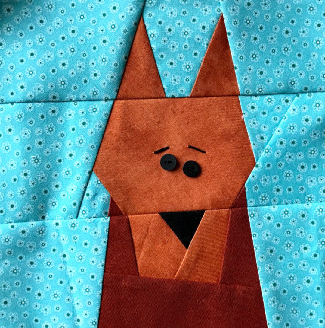 Red Min Pin Paper Piecing Pattern in PDF - Etsy