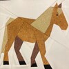 COW BLOCK Paper Pieced Pattern in PDF - Etsy