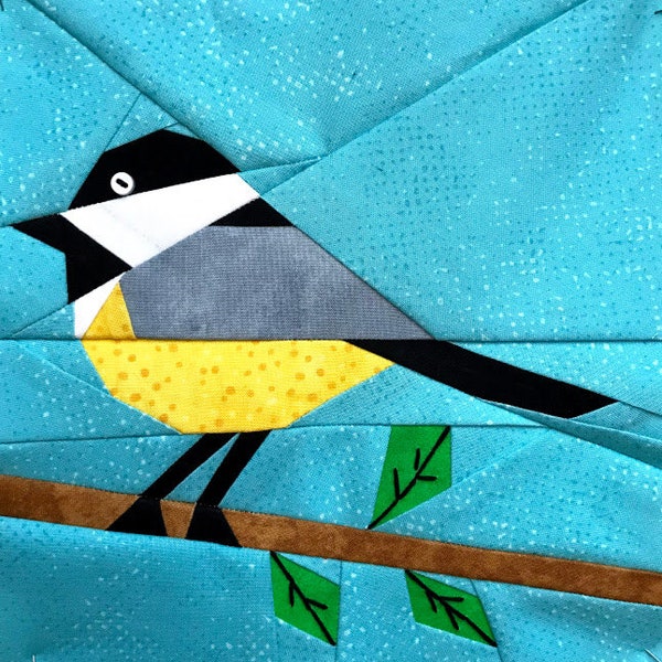 Goose on the Lake Paper Piecing Block in PDF - Etsy